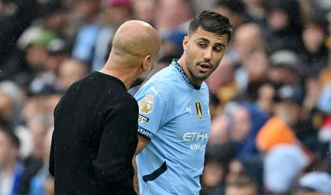 Pep Guardiola gives Rodri injury update as he continues ACL rehab