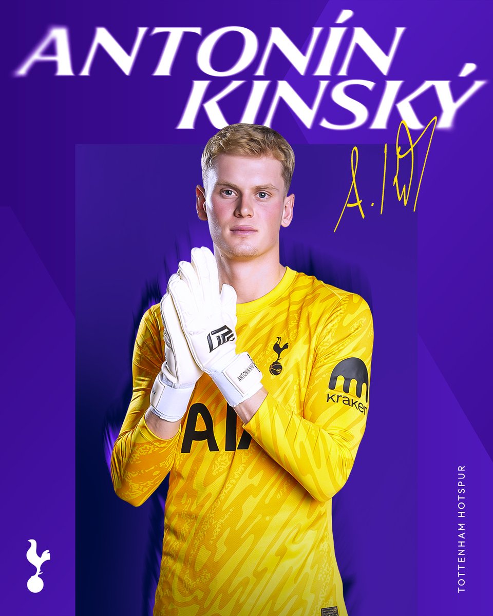 Tottenham complete signing Slavia Prague's Antonin Kinsky