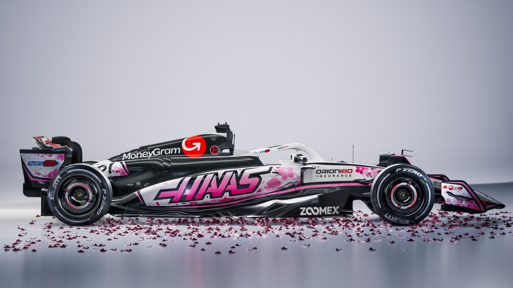 Fans Stunned as Haas Drop Special 'Sakura' Livery for Japan GP