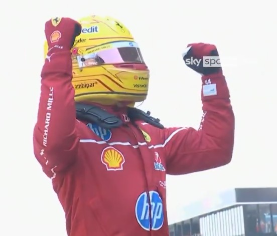 Lewis Hamilton Slams Critics After Taking First Ferrari Win