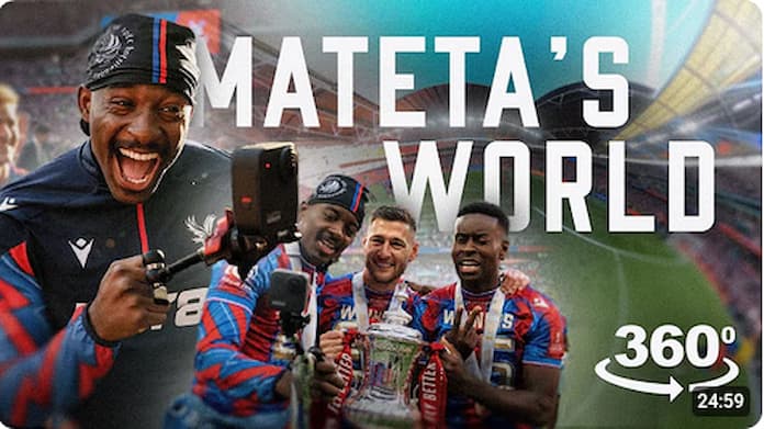 WATCH: Mateta's World As Palace Striker Shares FA Cup Footage