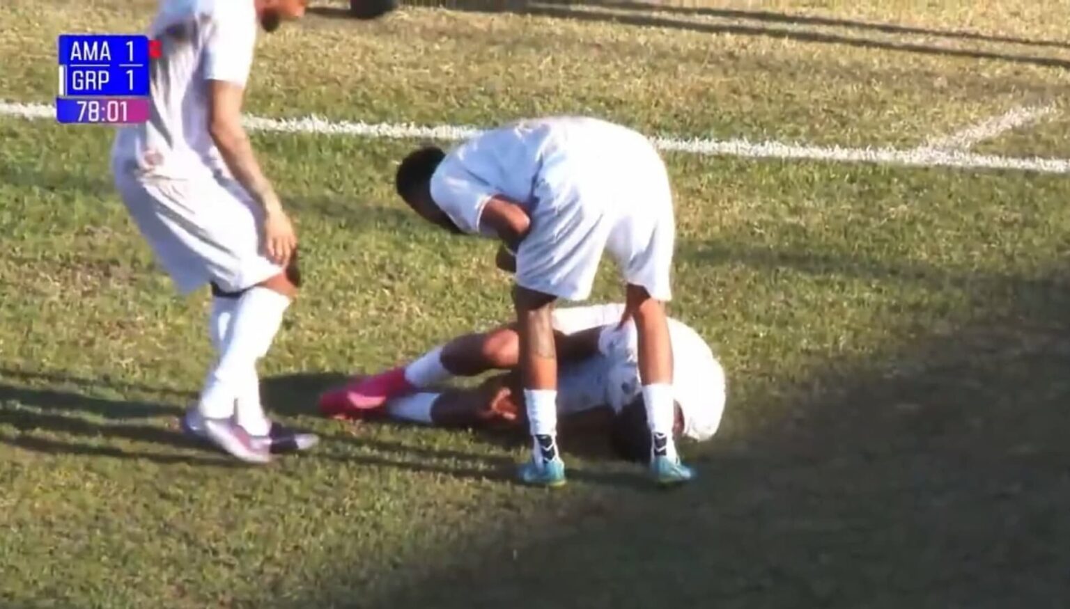 WATCH: Footballer Injured After Doing Ronaldo's 'Siu' Celebration