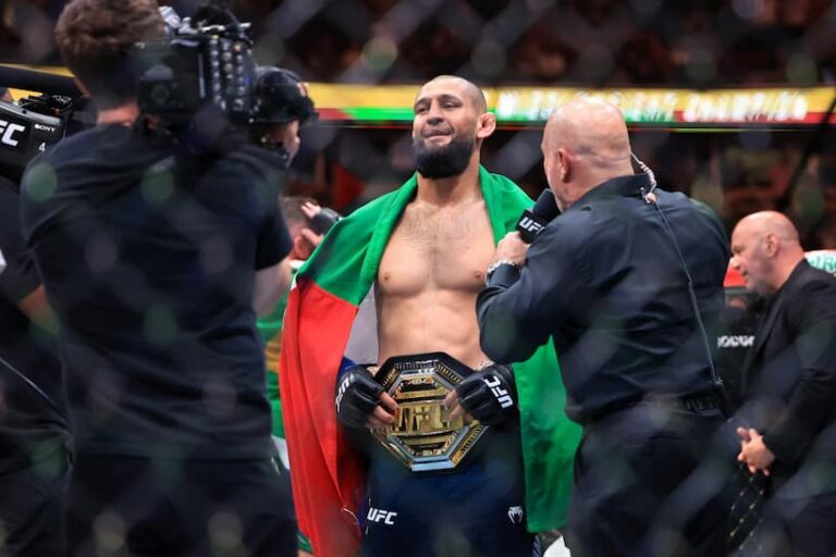 Khamzat Chimaev Climbs 10 Spots In Latest UFC P4P Rankings