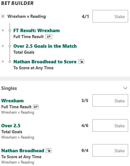 Wrexham vs Reading Tips: Back Our 4/1 Carabao Cup Bet Builder