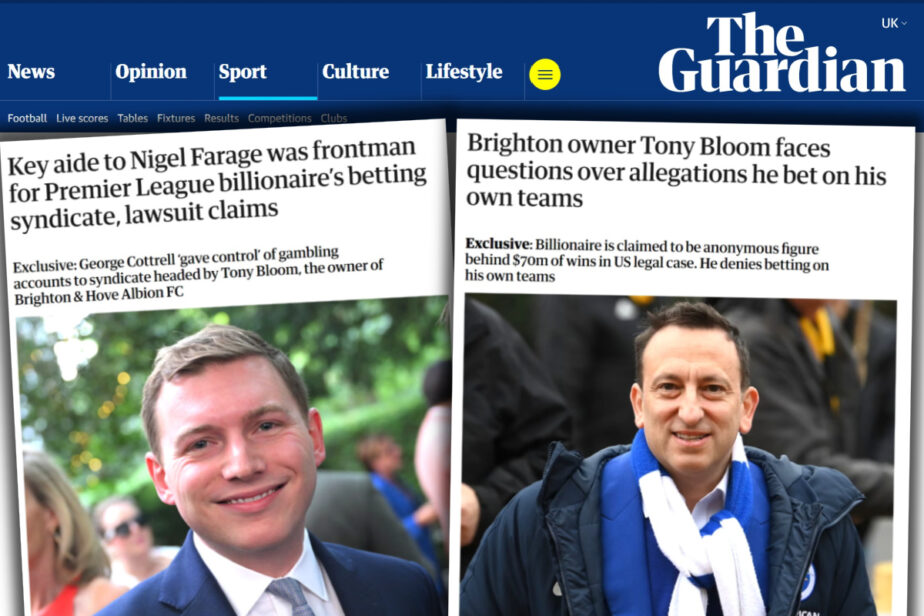 Brighton Ban The Guardian After Reports On Tony Bloom's Betting