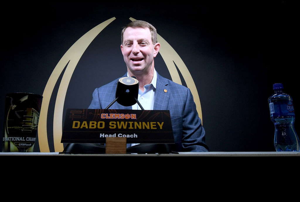 Clemson Coach Dabo Swinney's Unique Name Has the Sweetest Origin Story ...