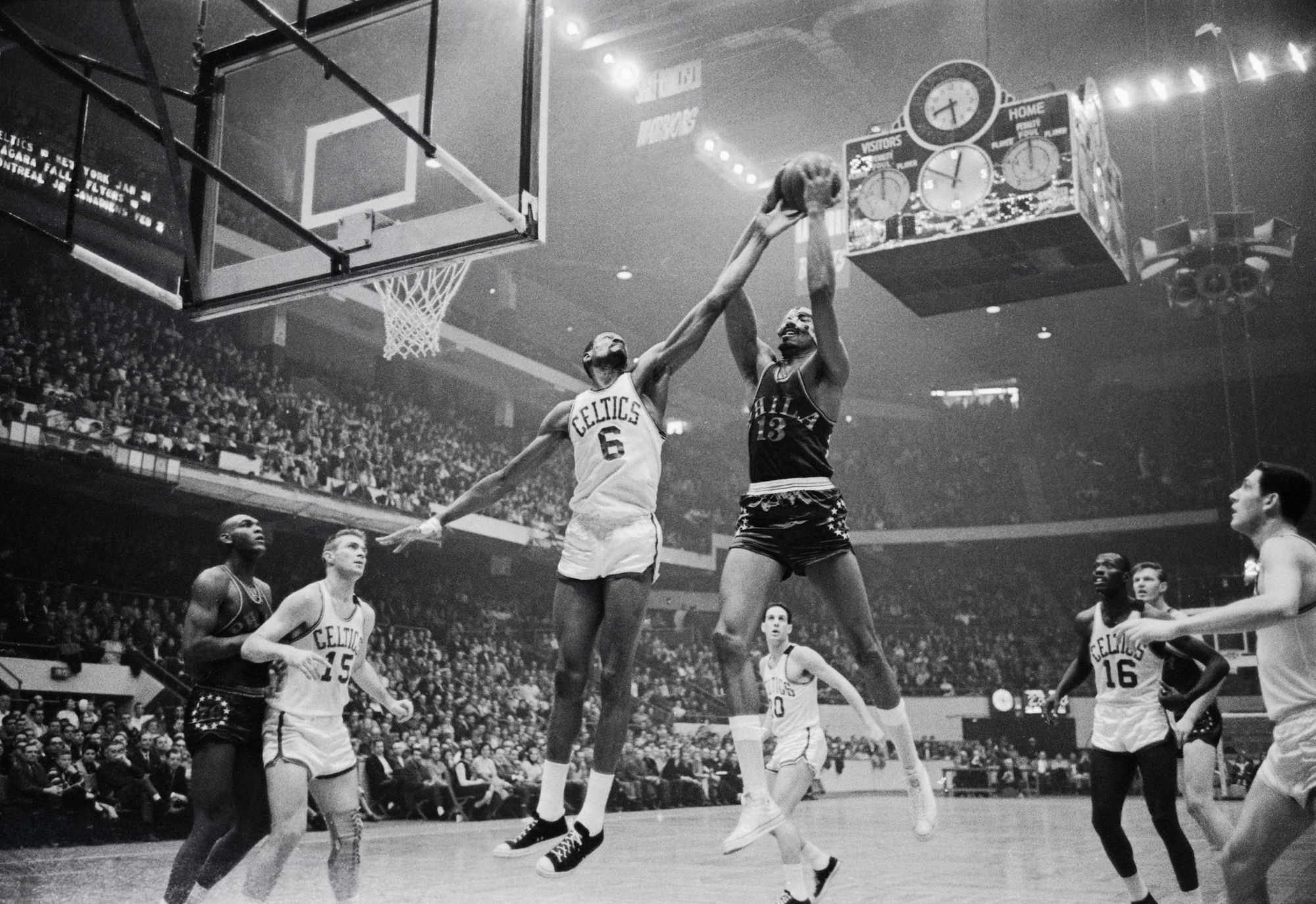 Bill Russell and Wilt Chamberlain Had a Nationwide Competition Nobody ...