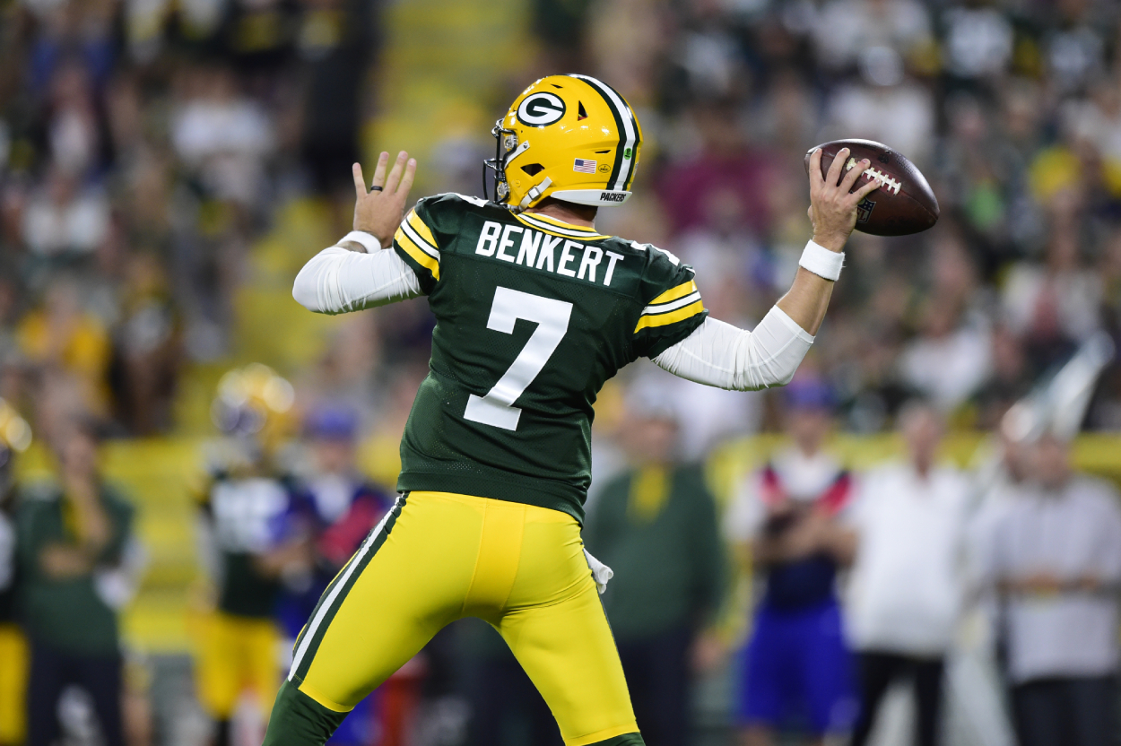 Kurt Benkert Confident and Thriving With the Green Bay Packers After a ...