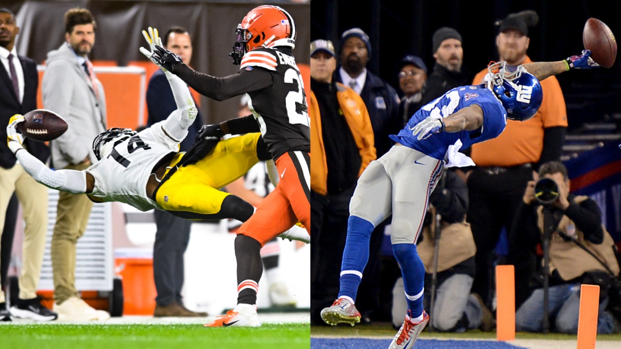 WATCH: Is George Pickens Catch Better Than Odell Beckham Jr. Catch ...