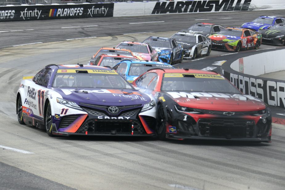 Denny Hamlin Radio Reveals Chaos During Ross Chastain's Move and ...