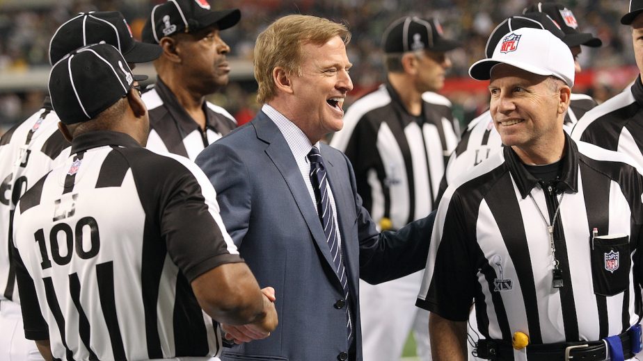NFL Referees: Roger Goodell Gives Defiant Answer on State of Officiating - Sportscasting | Pure ...