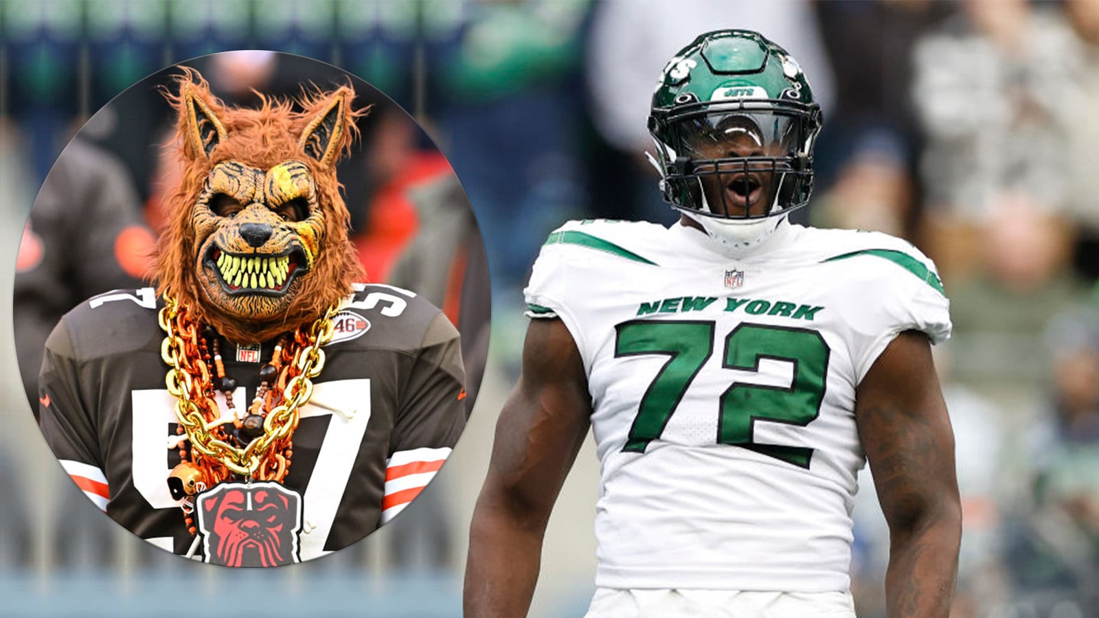 Jets Player Goes Down Line Cussing At Browns Fans In Viral Video