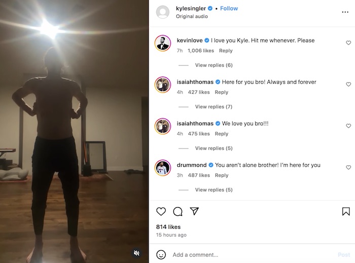 Kyle Singler's Instagram Video: Kevin Love offers support to former ...