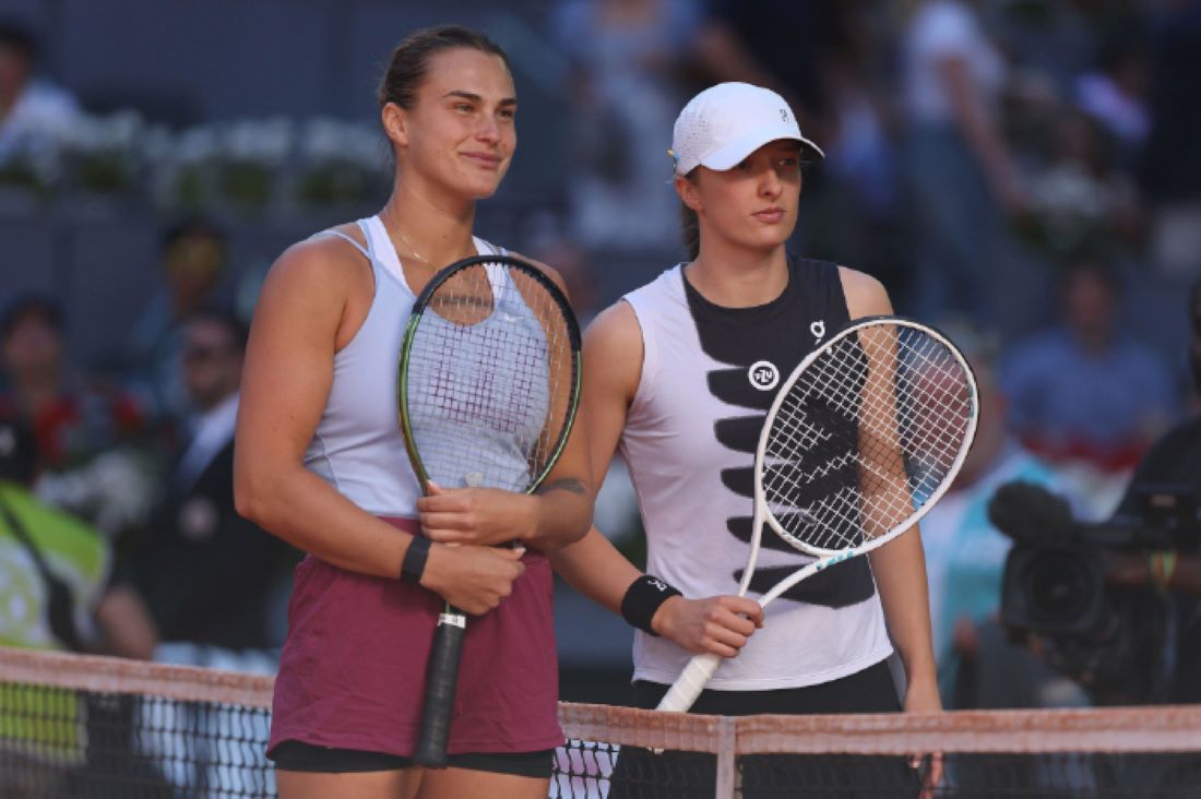 Aryna Sabalenka And Iga Swiatek Training Video Goes Viral Aryna Sabalenka And Iga Swiatek Training Video Goes Viral