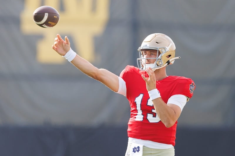 Notre Dame Names CJ Carr As The Starting Quarterback