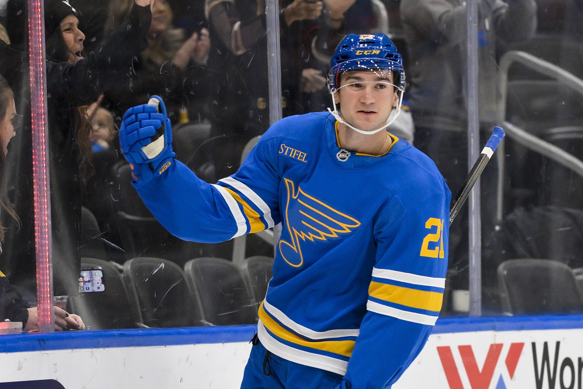 Blues injury woes: Jimmy Snuggerud and Alexey Toropchenko out
